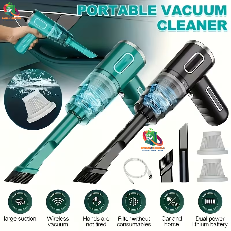 Dynamic Bazar™ Portable Vacuum Cleaner – Dynamic Bazar Online Shopping ...